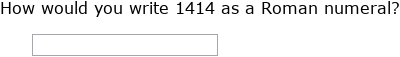 IXL - Roman numerals (Year 5 maths practice)