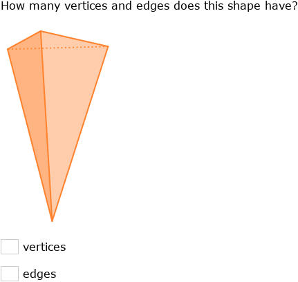 IXL - Count vertices, edges and faces (Year 5 maths practice)