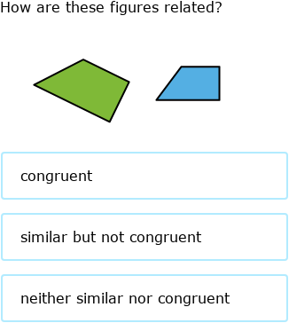 IXL - Similar and congruent figures (Year 7 maths practice)