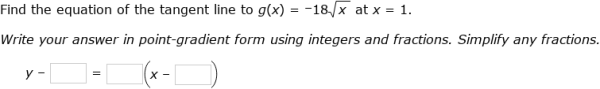 IXL - Find equations of tangent lines using limits (Year 13 maths practice)