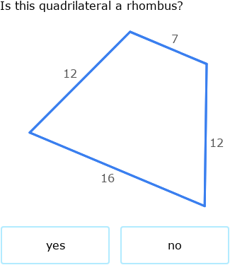 IXL - Identify rhombuses (Year 6 maths practice)