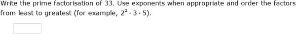 IXL - Prime factorisation (Year 9 maths practice)