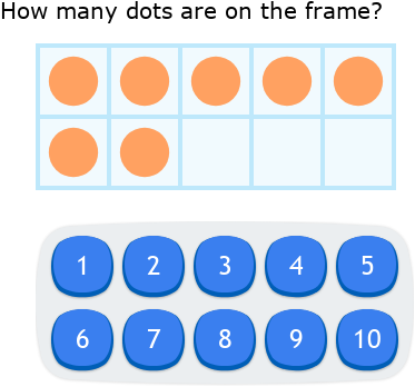 IXL - Count on ten frames - up to 10 (Kindergarten maths practice)