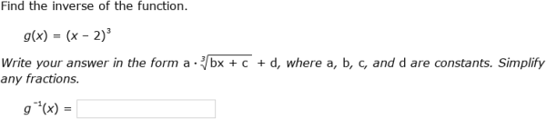 IXL - Find inverse functions and relations (Year 13 maths practice)