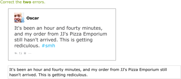 IXL - Correct errors in everyday use (Year 10 English practice)