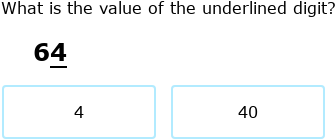 IXL - Value of a digit - tens and ones (Year 3 maths practice)