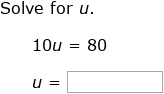 IXL - Solve one-step linear equations (Year 10 maths practice)