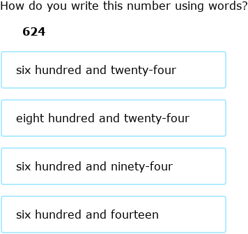 IXL - Writing numbers up to 1000 in words (Year 3 maths practice)