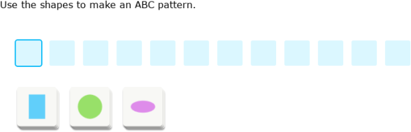 IXL - Make a repeating pattern (Year 5 maths practice)