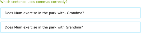 IXL - Commas with direct addresses and after introductory words (Year 4 ...