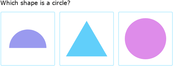 IXL - Circles, squares and triangles (Kindergarten maths practice)