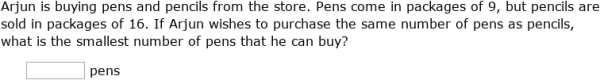 IXL - HCF and LCM: word problems (Year 9 maths practice)