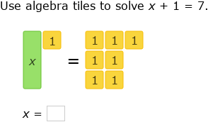 IXL - Model and solve equations using algebra tiles (Year 9 maths practice)