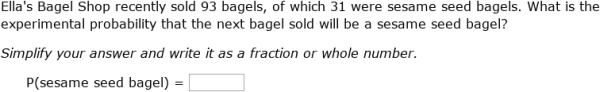 IXL - Experimental probability (Year 10 maths practice)