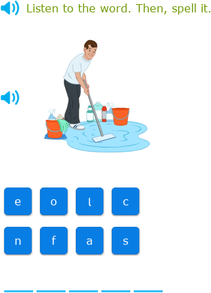 IXL - Spell the long e word: ee, ea (Year 3 English practice)