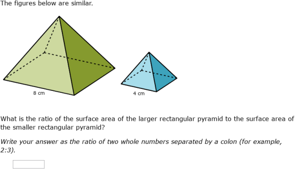 IXL - Surface area and volume of similar solids (Year 12 maths practice)