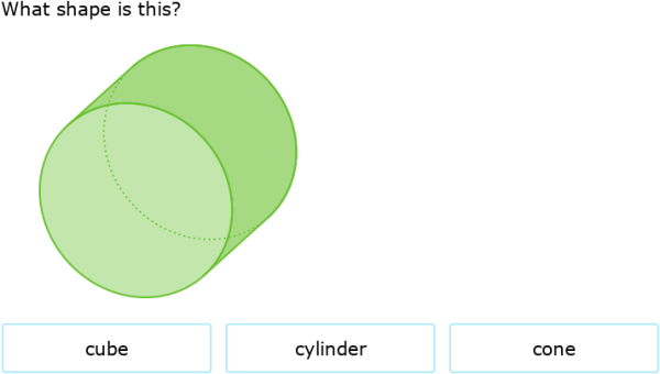 IXL - Name the three-dimensional shape (Year 1 maths practice)