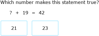 IXL - Inequalities with addition and subtraction - up to 100 (Year 3 maths practice)
