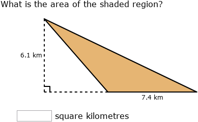 IXL - Area of triangles (Year 7 maths practice)