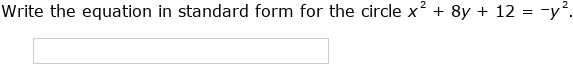 IXL - Convert equations of circles from general to standard form (Year ...