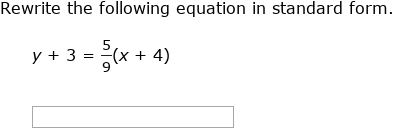 IXL - Write equations in standard form (Year 10 maths practice)