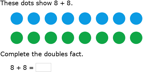 IXL - Add doubles using models - sums up to 20 (Year 1 maths practice)