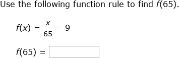 IXL - Evaluate a function (Year 10 maths practice)