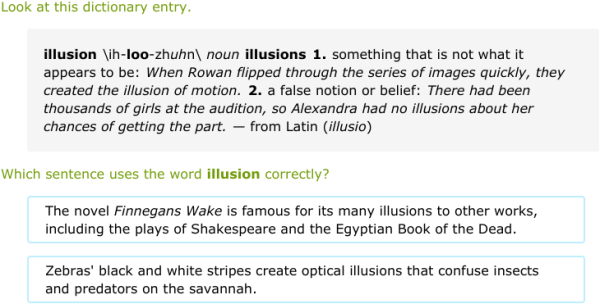IXL - Use dictionary entries to determine correct usage (Year 12 ...