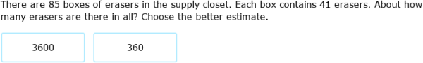 IXL - Estimate sums, differences, products and quotients: word problems ...