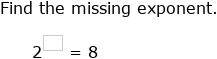 IXL - Find the missing exponent or base (Year 6 maths practice)