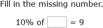 IXL - Find the whole given a part and a percent (Year 9 maths practice)