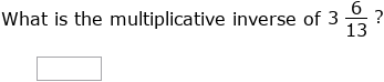 IXL - Multiplicative inverses (Year 8 maths practice)