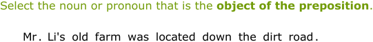 IXL - Identify prepositions and their objects (Year 5 English practice)