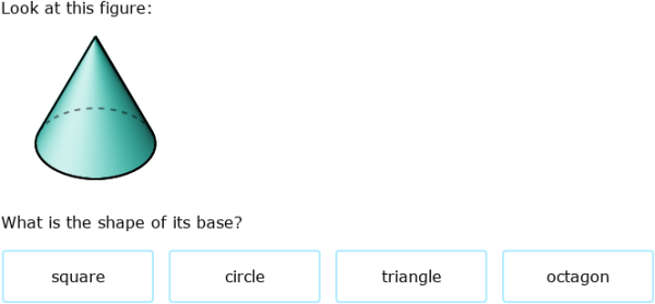 IXL - Bases of three-dimensional figures (Year 6 maths practice)