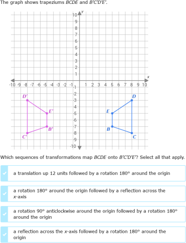 IXL - Sequences of congruence transformations: choose the sequence ...