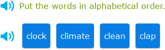 IXL - Order alphabetically based on the first three letters (Year 3 ...