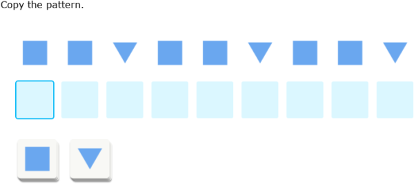 IXL - Repeating patterns (Year 4 maths practice)