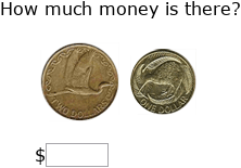 IXL - Count coins and notes - up to $5 note (Year 4 maths practice)
