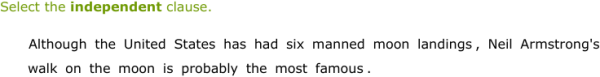 IXL - Identify dependent and independent clauses (Year 7 English practice)