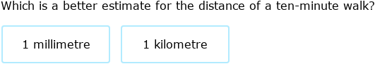 IXL - Estimate metric measurements (Year 7 maths practice)