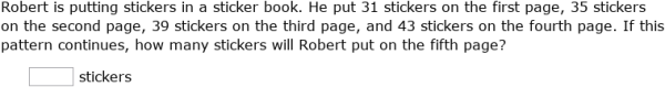 IXL - Number sequences: word problems (Year 8 maths practice)