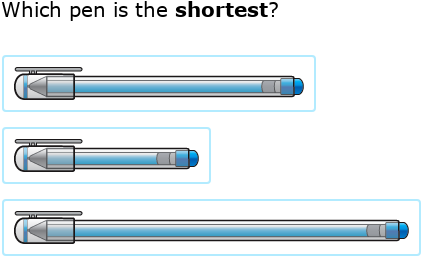 IXL - Long and short (Year 2 maths practice)