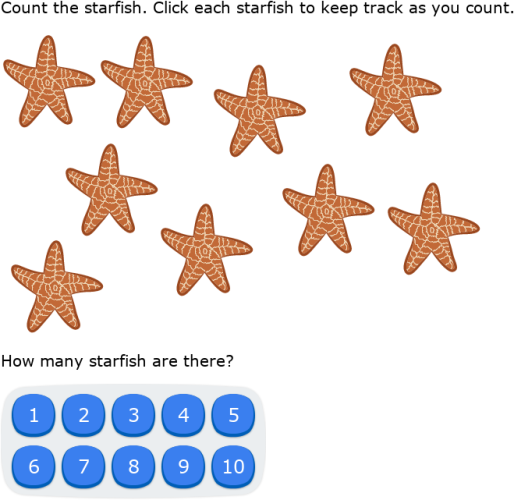 IXL - Learn to count - up to 10 (Kindergarten maths practice)
