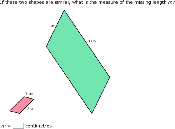 IXL - Side lengths and angle measures of similar figures (Year 8 maths ...