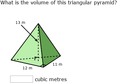 IXL - Volume of pyramids (Year 10 maths practice)