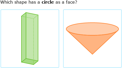 IXL - Identify faces of three-dimensional shapes (Year 3 maths practice)