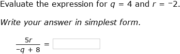 IXL - Evaluate rational expressions I (Year 12 maths practice)