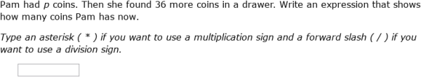 IXL - Write variable expressions: word problems (Year 9 maths practice)