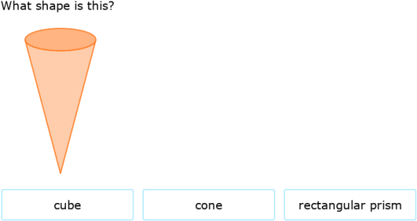 IXL - Name the three-dimensional shape (Year 2 maths practice)