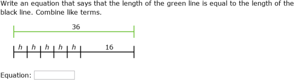 IXL - Write and solve equations that represent diagrams (Year 9 maths practice)